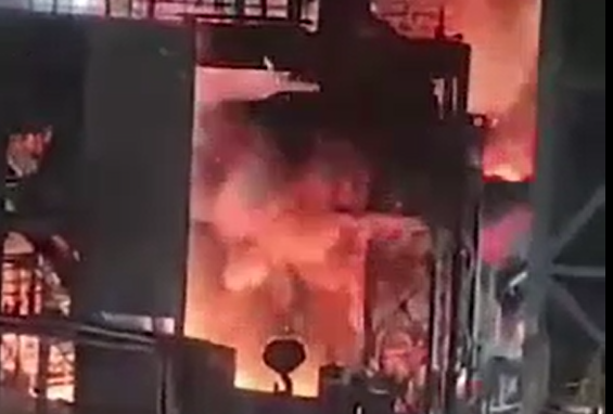 Fire erupts at Iranian steel smelting facility after furnace explosion | Iran International